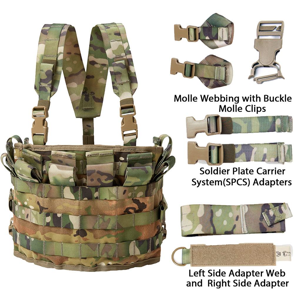 MOLLE Tactical Assault Panel – Full OCP | Modular Chest Rig with ...
